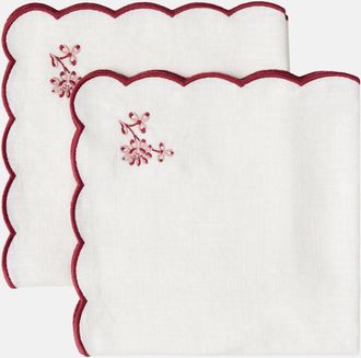 Cabana Set Botanica aus zwei Servietten