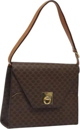 Celine Pre-owned Cuir sacs-celine - Femme - Pre-owned - Brun - Taille: ONE Size