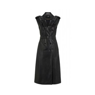 HUGO BOSS Damen, Kleider, Schwarzk, 2XLGr&ouml;&szlig;e