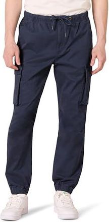 Amazon Essentials Pantalon de Jogging Cargo à Coupe Classique avec Cordon de Serrage Homme, Bleu Marine, XXL