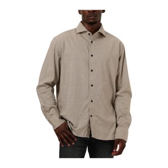 Dstrezzed Taupe Casual Olav Hemd - - Blouses & Shirts - Herren - Beige - 2XL