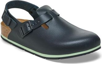 Birkenstock Sabots Tokio Pro en cuir - Chaussures de loisirs et de travail unisexes de qualité supérieure pour la médecine, la restauration et le service, Noir, 4