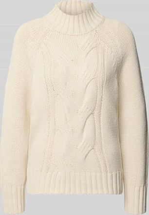 s.Oliver Red Label Pullover mit Zopfmuster-Steppkragen
