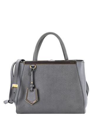 Fendi 2Jours Bag Leather Petite satchel - Gris