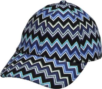 Missoni Homme, Accessoires, Bleu, Taille: ONE Size Caps