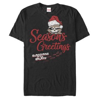 MARVEL Unisex Gotg Classic Hidden Rocket Organic Short Sleeve T-shirt, Schwarz, M