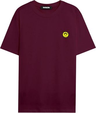 Barrow Barrow, Homme, Tops, Rouge, Taille: XS T-shirt en jersey