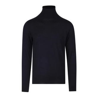 Fedeli Derby Rollkragenpullover - - Knitwear - Herren - Blau - M