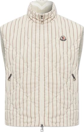 Moncler Femme, Vestes, Beige, Taille: 42 FR Aussa Down Vest