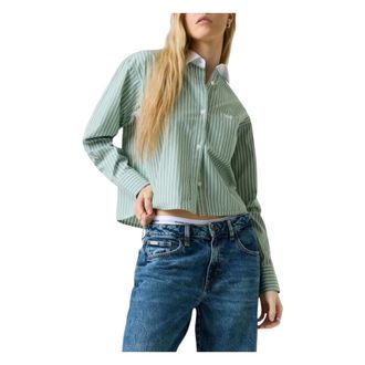 Guess Damen, Blusen & Hemden, Gr&uuml;n, SGr&ouml;&szlig;e