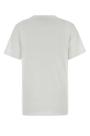 Marni Womens White Cotton T-Shirt Lily Exterior