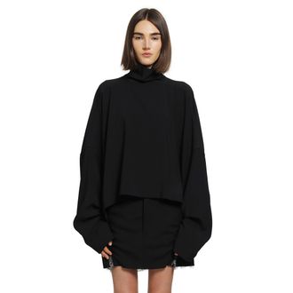 Rick Owens Tower Jumbo Tabard Cropped Top