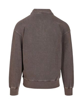 Carhartt Work in Progress Mens Polo Shirt Harper Tobacco Garment Dyed Cotton Jersey T-shirts And Polos
