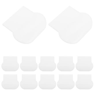 DOITOOL Angoily 12 St&uuml;ck WC-Sitzgriff-Heber - Selbstklebende Griffe zum Anheben des WC-Deckels - Vermeiden Sie das Ber&uuml;hren des Deckels f&uuml;r mehr Hygiene in Ha