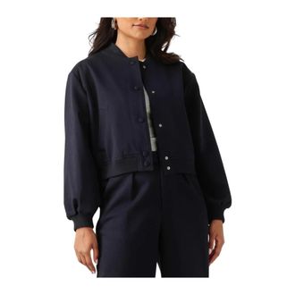 Notre-V Dunkelblaue Stilvolle Jacke Damen - - Jackets - Damen - Blau - XL