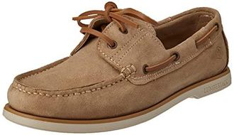 Lumberjack Homme Navigateur Plat Oxford, Beige, 44.5 EU