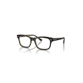 Ray-Ban Burbank Optics Havana Auf Transparent Fassung Klar Glas Polarisiert 56-19