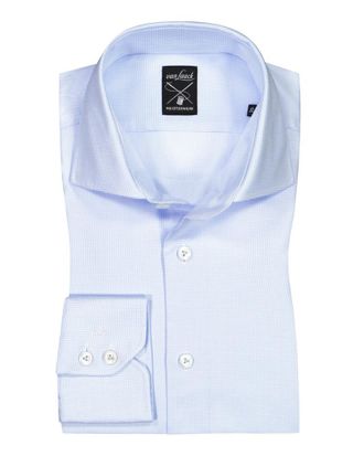 van Laack Baumwoll-Hemd mit Pepita-Muster, Tailored Fit in