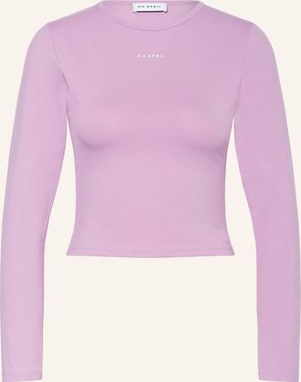 Oh April Oh April Cropped-Longsleeve Ica lila