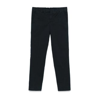 Pantaloni Torino Blaue Hose mit Logo-Plakette - - Trousers - Herren - Blau - M
