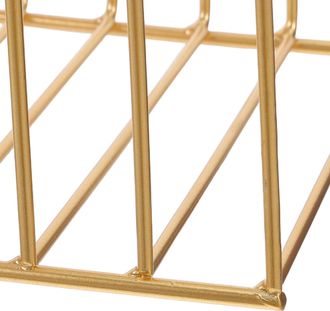 Valiclud Eisen B&uuml;cherregal Schreibtisch Halbkreisf&ouml;rmig Gro&szlig;es Metall Tischregal f&uuml;r Homeoffice und Studentenwohnheim Platzsparender Dokumentenhalter mit Offen