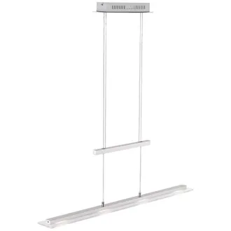 Honsel Leuchten Honsel - led Pendelleuchte tenso Silber dimmbar & h&ouml;henverstellbar, Breite 88cm