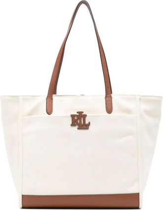 Ralph Lauren Femme, Sacs, Beige, Taille: ONE Size Cameryn Large Tote