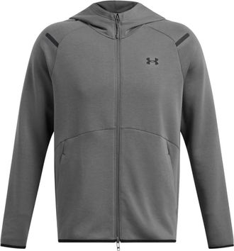 Under Armour Homme, Sweatshirts et sweats à capuche, Gris, Taille: XL Zip-through