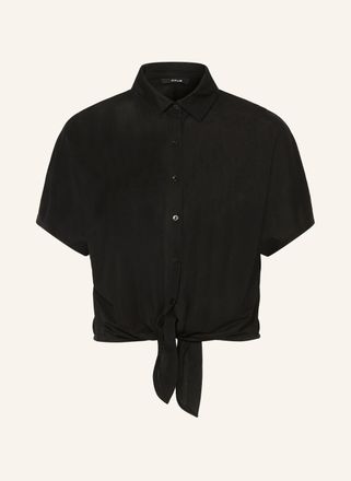 OPUS Hemdbluse Suruli schwarz