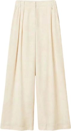 Twinset Femme, Pantalons, Beige, Taille: 40 FR Palazzo Pantalons