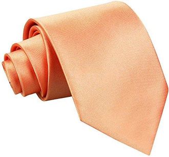 DQT Cravate Satin Corail