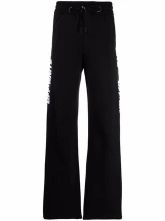 Off-white Jogginghose mit Logo-Print - Schwarz