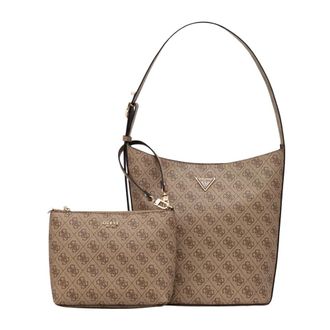 Guess Meridian Schultertasche - - Bags - Damen - Braun - ONE SIZE