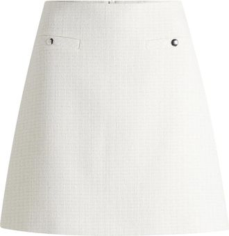 HUGO BOSS Rabrina Minirock - - Skirts - Damen - Wei&szlig; - L