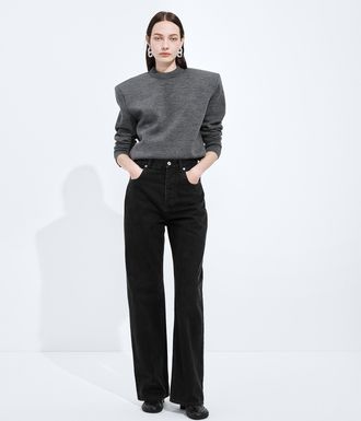 Bottega Veneta Jean Ample Noir D&eacute;lav&eacute; - Bottega Veneta