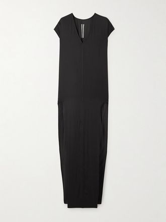 Rick Owens Arrowhead Robe Aus Satin - Grau