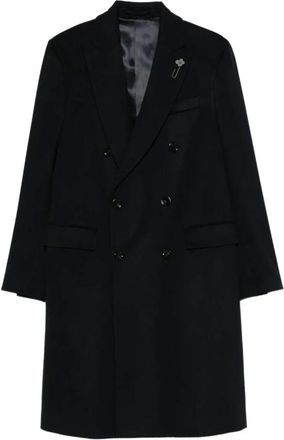 Lardini Homme, Manteaux, Noir, Taille: XL Manteau crois&eacute;