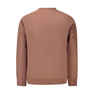 Timberland Logo-Embroidered Cotton Sweatshirt - Brown