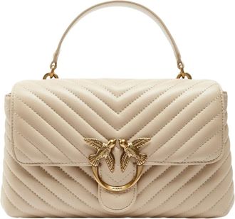 Pinko Pinko, Femme, Sacs, Beige, Taille: ONE Size Love Bag Puff Classic