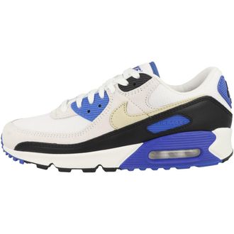Nike Nike HF3449-100 Air Max 90 Premium Men White/Khaki-Racer Blue-Black EU 38.5