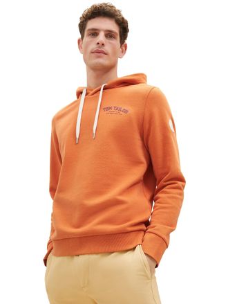 Tom Tailor Herren Sweatshirt Hoodie mit Logo-Print