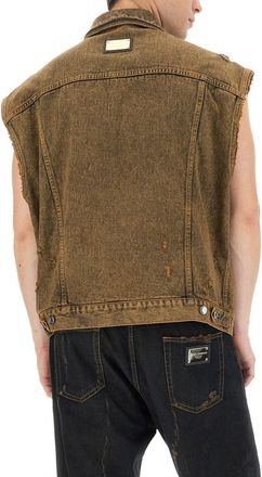 Dolce & Gabbana Denim Cotton Vest - Multicolor