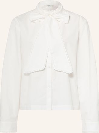 Maje Bluse Mit Abnehmbarer Schluppe weiss
