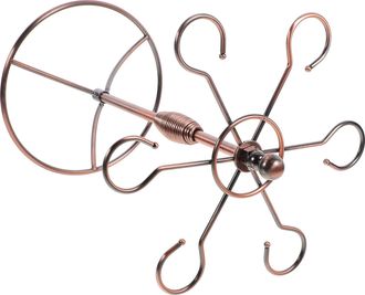 Artibetter iplusmile Weinglasst&auml;nder aus Eisen Freistehendes H&auml;ngeregal Platzsparender Rotweingl&auml;serhalter mit Gedrehtem Draht Dekoratives Stielglasregal f&uuml;r Hau