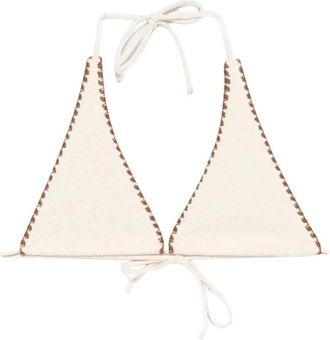 MC2 Saint Barth Femme, Maillots de bain, Beige, Taille: 40/42 FR Bikinis