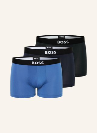 HUGO BOSS 3er-Pack Boxershorts One blau