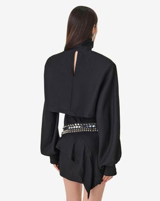 Iro Rhinestone-Embellished Tunic - Black