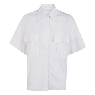 Joseph Femme, Blouses et Chemises, Blanc, Taille: 34 FR Justo Blouse Poplin