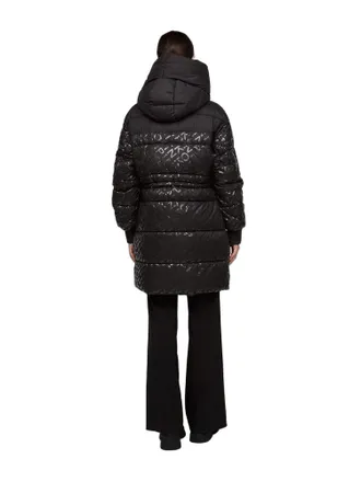 Pinko Quilted Puffer Down Jacket - Black
