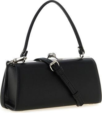 Vivienne Westwood Orb Logo Top Handle Bag - Black